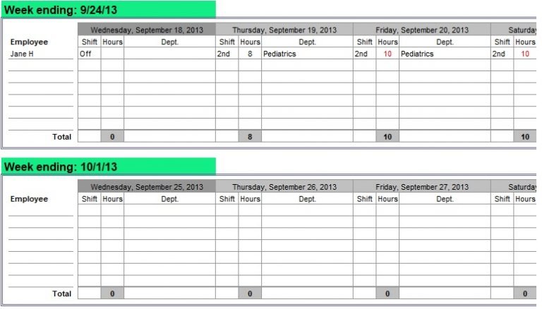Schedule Templates Archives - Excel TMP
